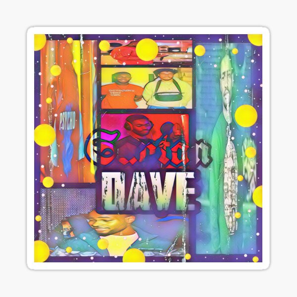 " Santan dave " Sticker for Sale by Descentspot | Redbubble