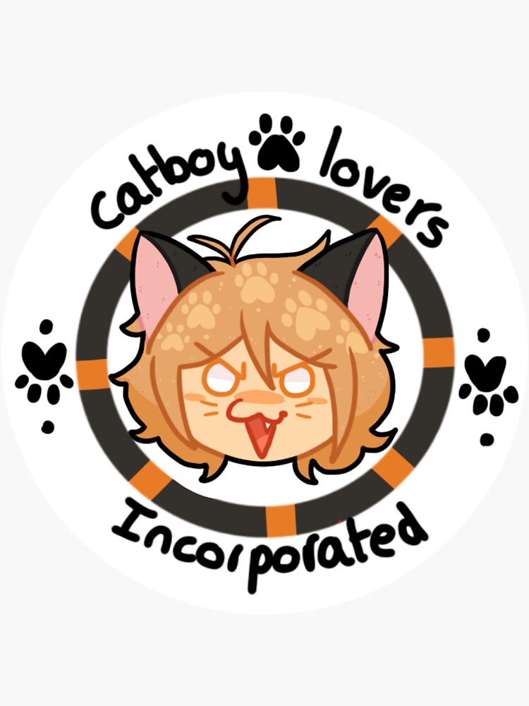 "Pro cat boy Kano " Sticker for Sale by DoodleNova | Redbubble