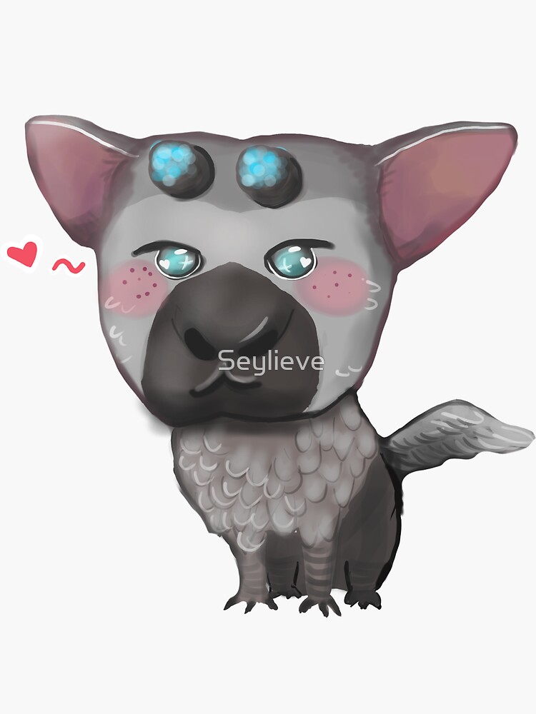"Trico The Last Guardian Sticker" Sticker for Sale by Seylieve | Redbubble
