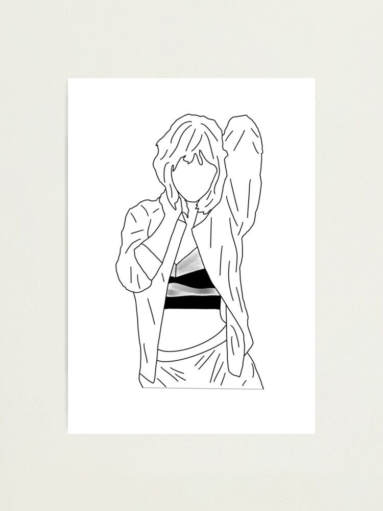 "Taylor Swift outline" Photographic Print for Sale by izzmade | Redbubble