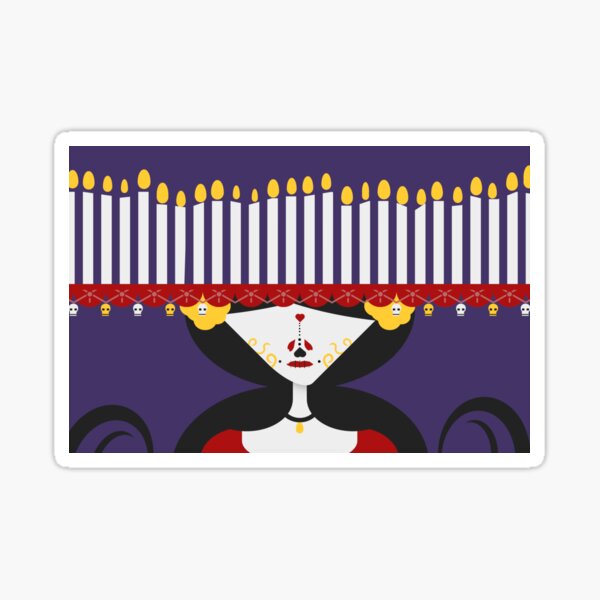"CSS La Muerte / La Catrina" Sticker for Sale by alvaromontoro | Redbubble