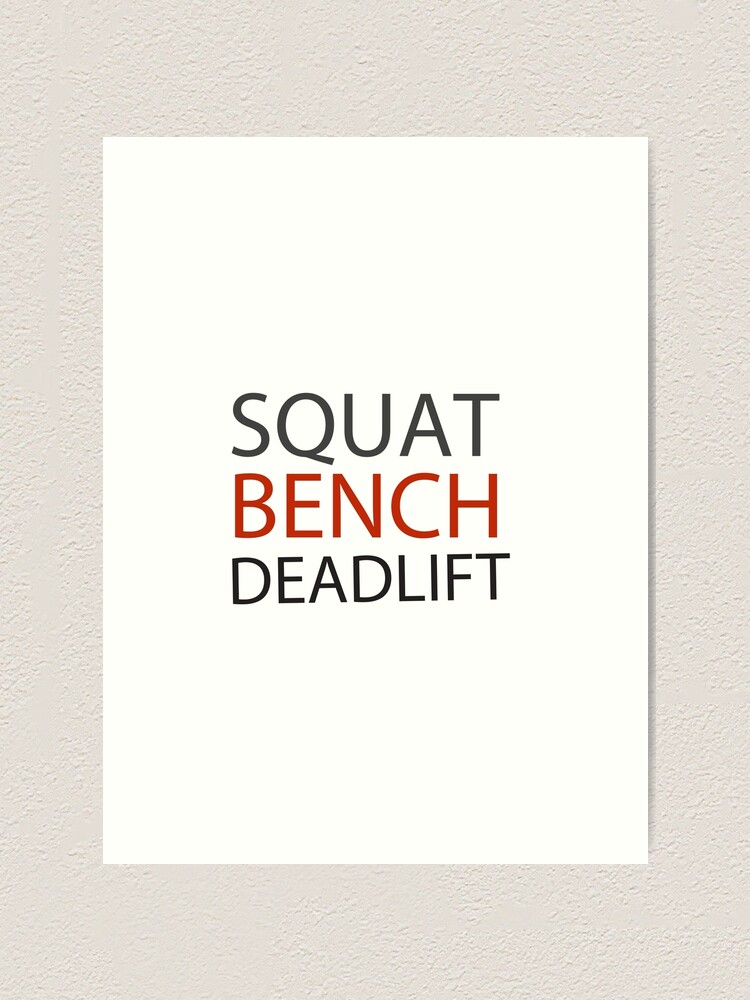 "Squat Bench Deadlift, Powerlifting, Gym Fitness, Weightlifting ...