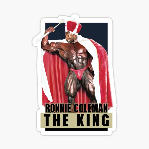 Pegatina «Ronnie Coleman El Rey» de almeapparel | Redbubble