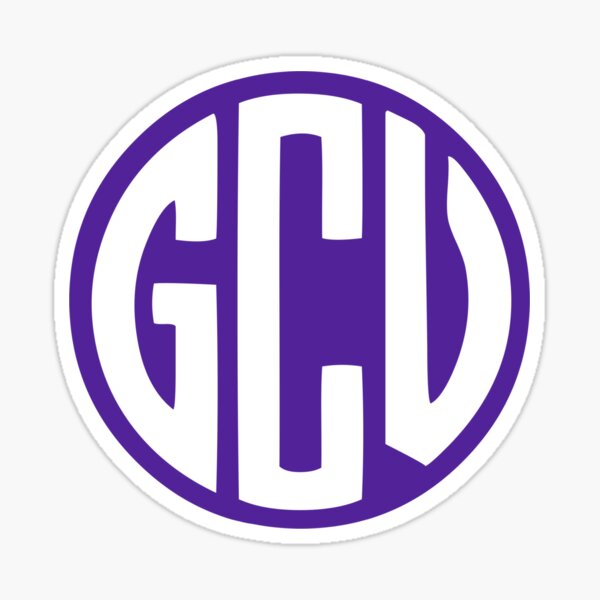 "gcu - monogram" Sticker for Sale by scollegestuff | Redbubble