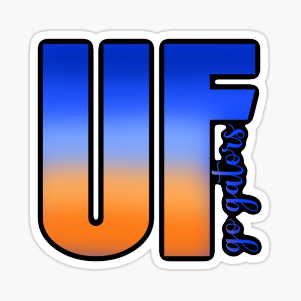 "UF go gators" Sticker for Sale by kgmcg | Redbubble