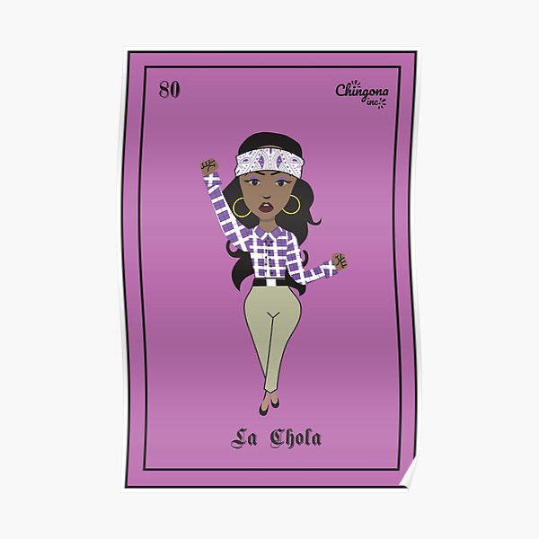 "La Chola" Poster by vosio | Redbubble