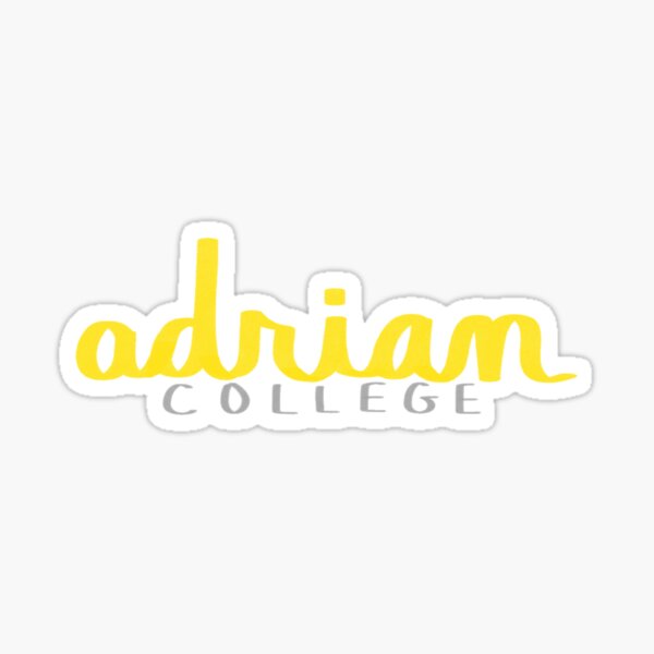 "Adrian College " Sticker for Sale by KyleeLaryy | Redbubble