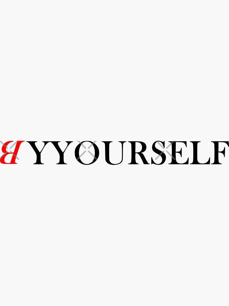 Vlone Parody By Yourself Sticker For Sale By 305creations Redbubble