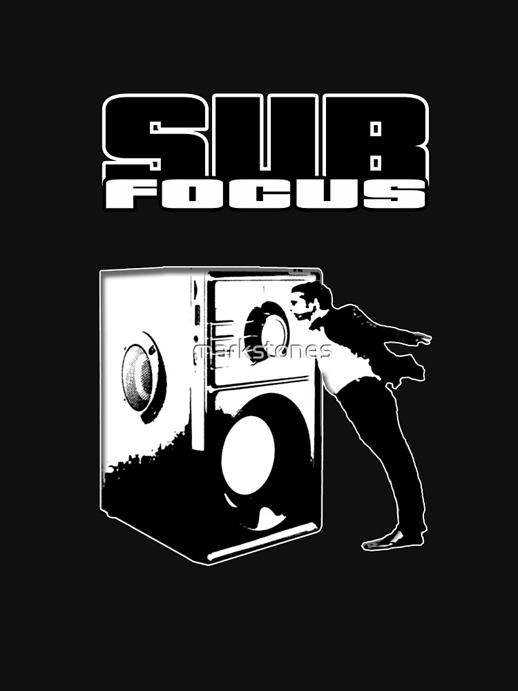 "Sub Focus" T-shirt for Sale by markstones | Redbubble | subfocus t ...
