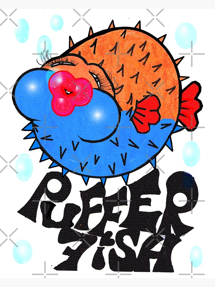 "Cute Puffer fish" Poster for Sale by shirleycutecard | Redbubble
