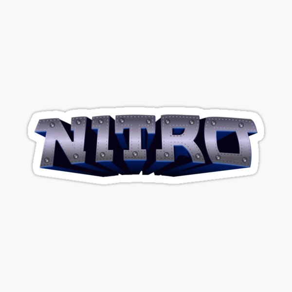"Nitro" Sticker for Sale by carowindsfanson | Redbubble