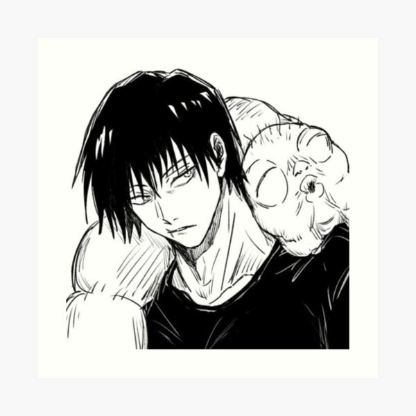 "Toji Fushiguro with Worm - Jujutsu Kaisen Manga" Art Print by animesky ...