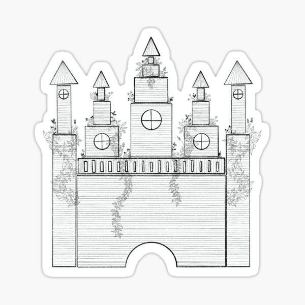 "Kingdom Sketch" Sticker for Sale by AnnieGetYourPen | Redbubble