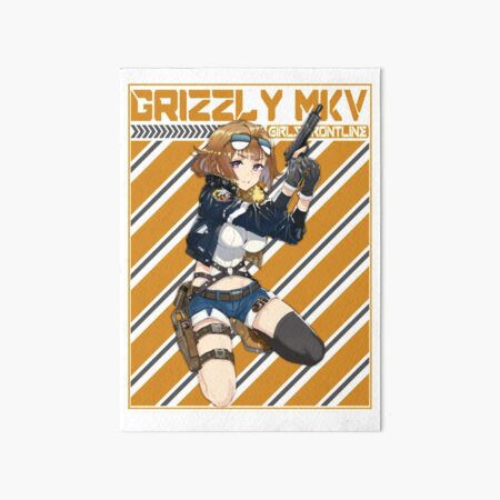"GIRLS FRONTLINE GRIZZLY MKV" Art Board Print by NoraLuettgen | Redbubble