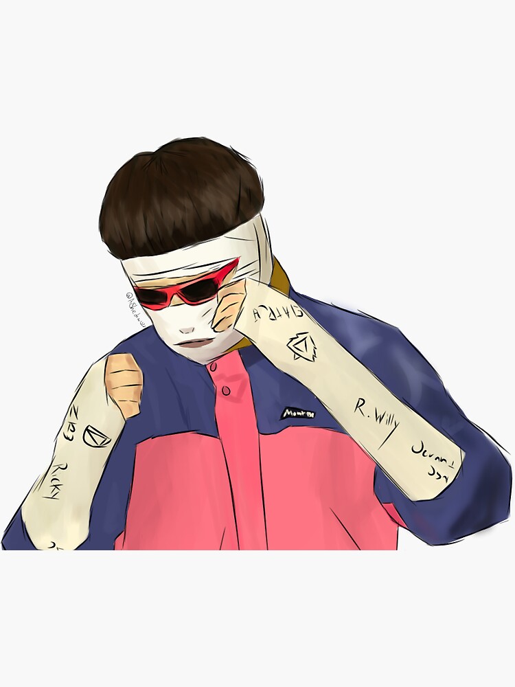 "oliver tree" Sticker for Sale by ashiedrawzz | Redbubble