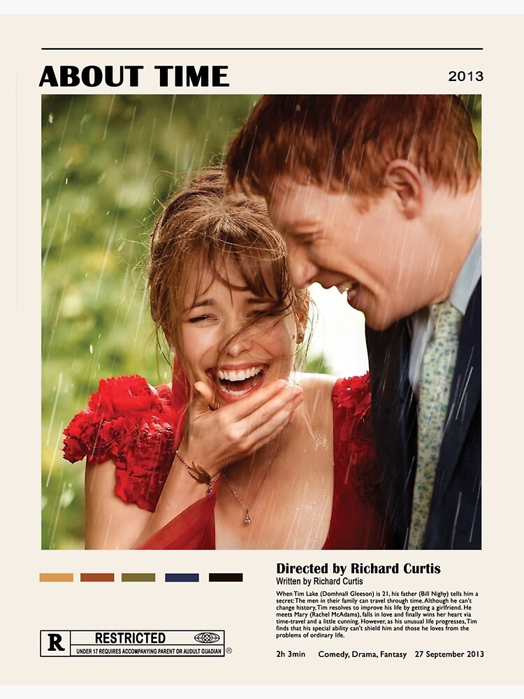 "About Time Poster" Sticker for Sale by CarriePrice89 | Redbubble