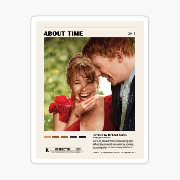 "About Time Poster" Sticker for Sale by CarriePrice89 | Redbubble