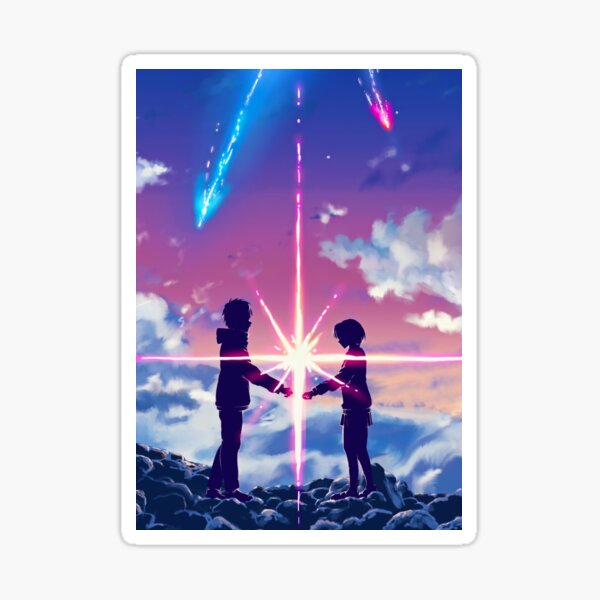 "Your Name" Sticker for Sale by AnimatoPosters | Redbubble