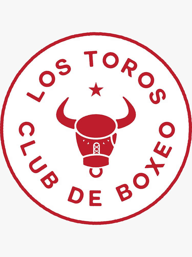 "Los Toros Boxing Club" Sticker for Sale by JamesShannon | Redbubble