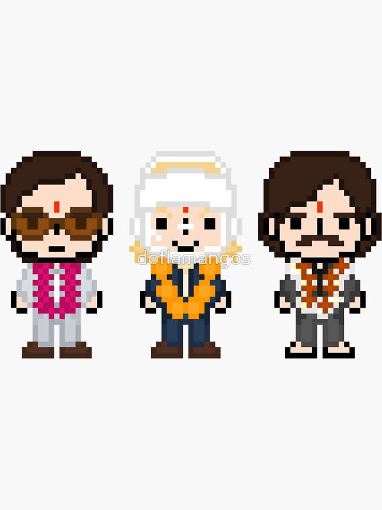 "golden trio" Sticker for Sale by doflamangos | Redbubble