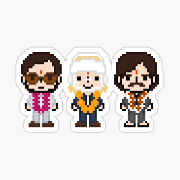 "golden trio" Sticker for Sale by doflamangos | Redbubble