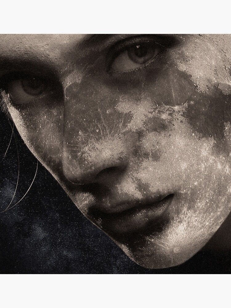 "Moon Face" Poster for Sale by farhanhira | Redbubble
