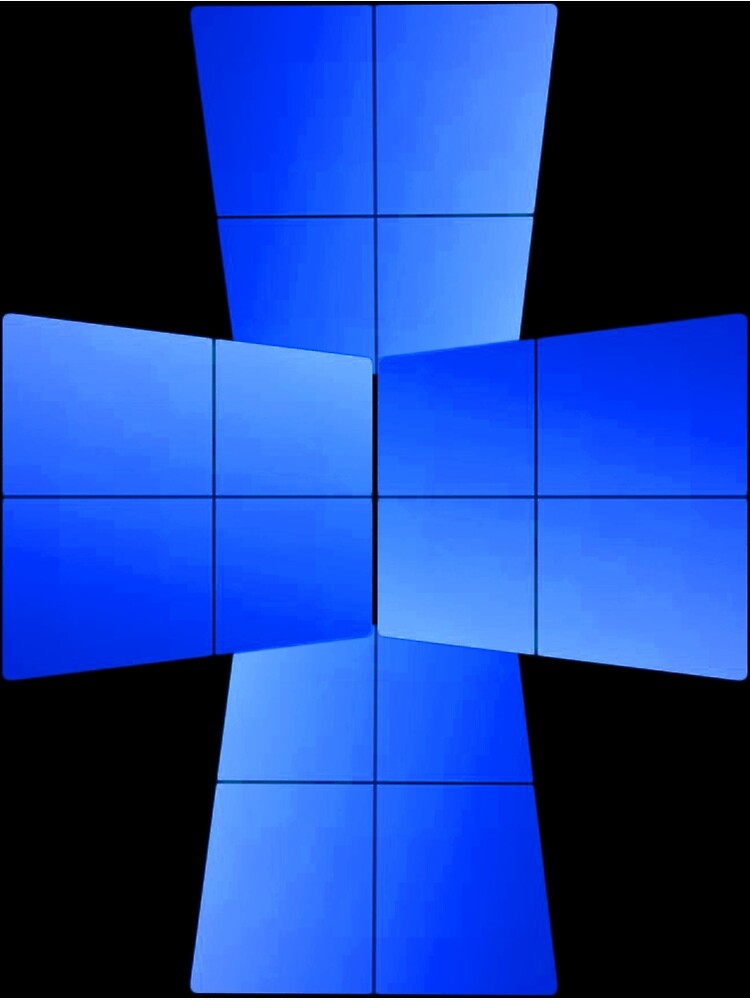 "Windows 11 Logo Design" Photographic Print by Lukystar | Redbubble