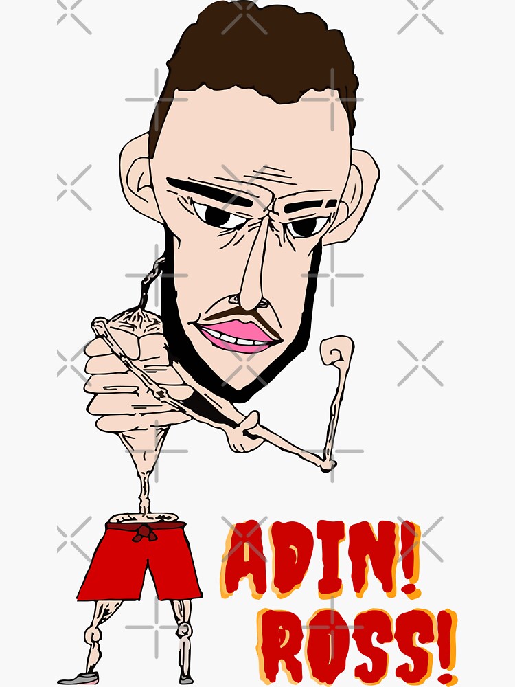 "ADIN ROSS!!!!!!!! is BOSS!!!!!" Sticker for Sale by Creative Ak ...
