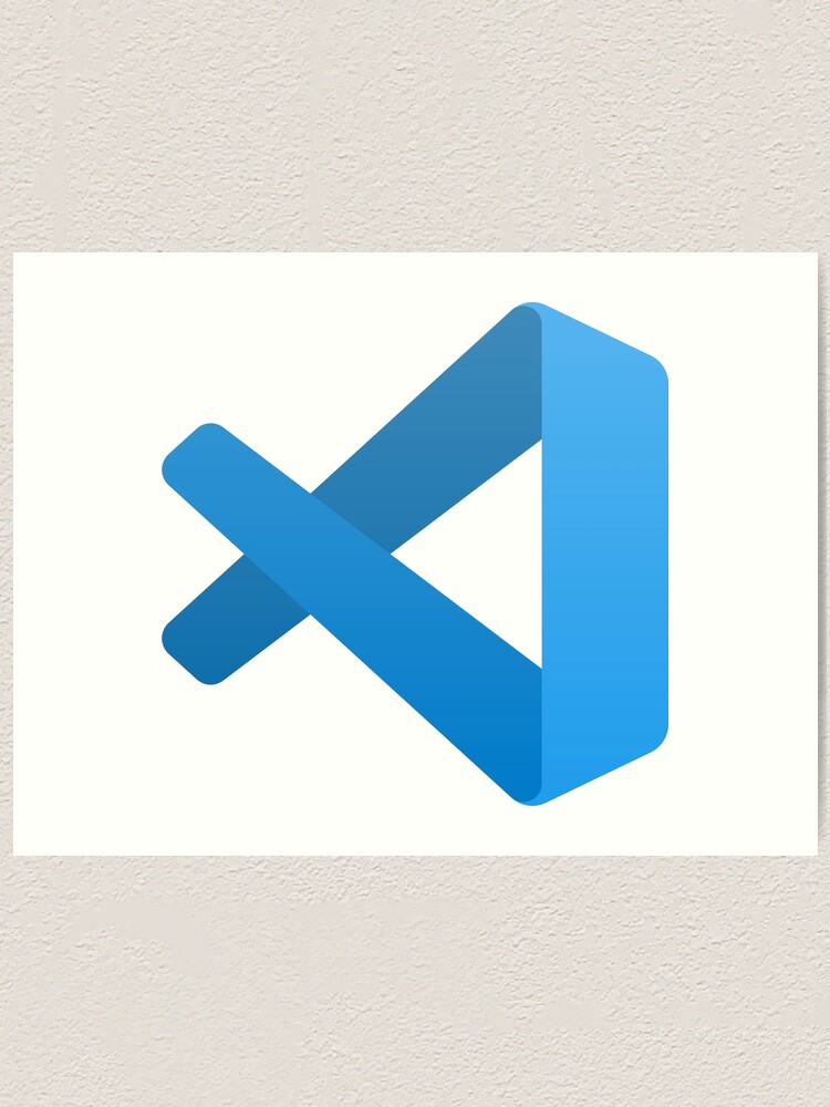 "Visual Studio Code Sticker" Art Print by deepak-gangwar | Redbubble