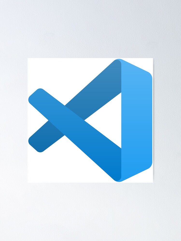 "Visual Studio Code Sticker" Poster for Sale by deepak-gangwar | Redbubble