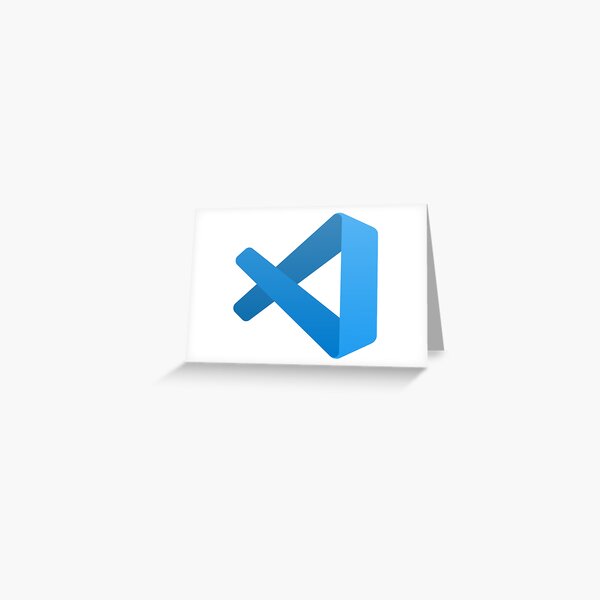 "Visual Studio Code Sticker" Greeting Card by deepak-gangwar | Redbubble