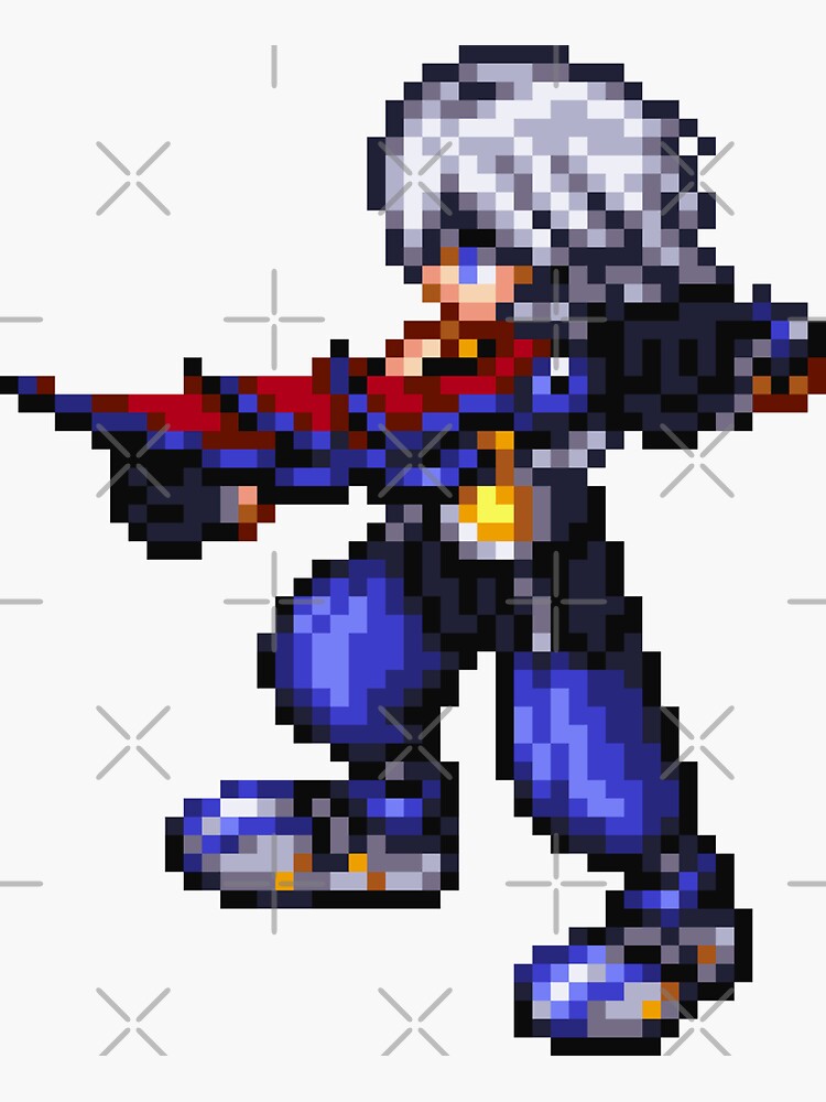 "Riku Replica Sprite" Sticker for Sale by SpriteGuy95 | Redbubble