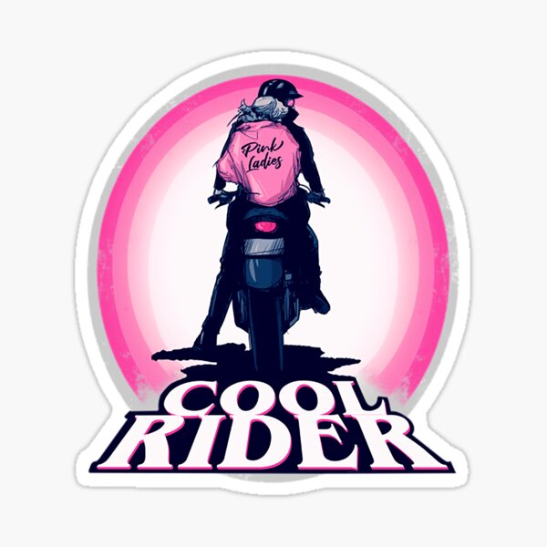"Grease 2 T-ShirtCool Rider" Sticker for Sale by BanksiPana | Redbubble