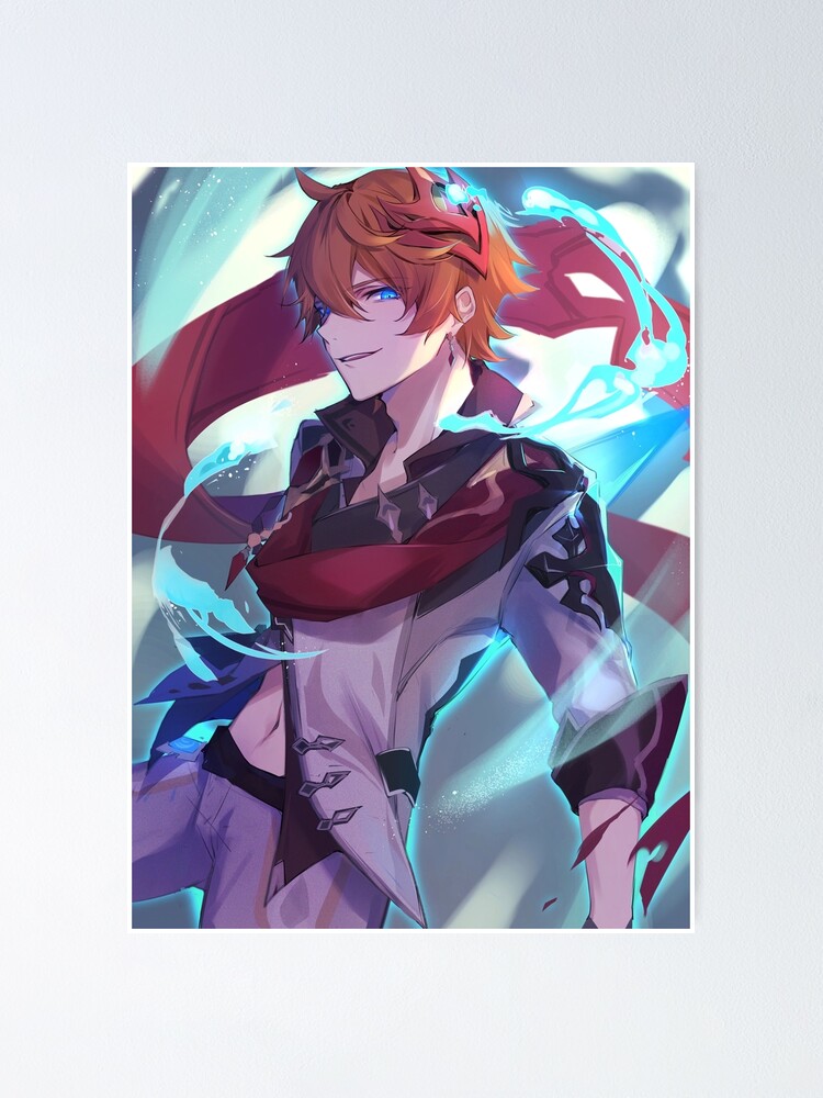 "Tartaglia Childe Genshin Impact" Poster von Yoonjihoo0294 | Redbubble