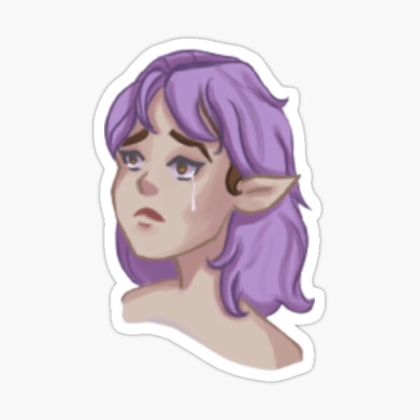 Pegatina «Amity Blight Crying - El fanart de la casa del búho» de ...
