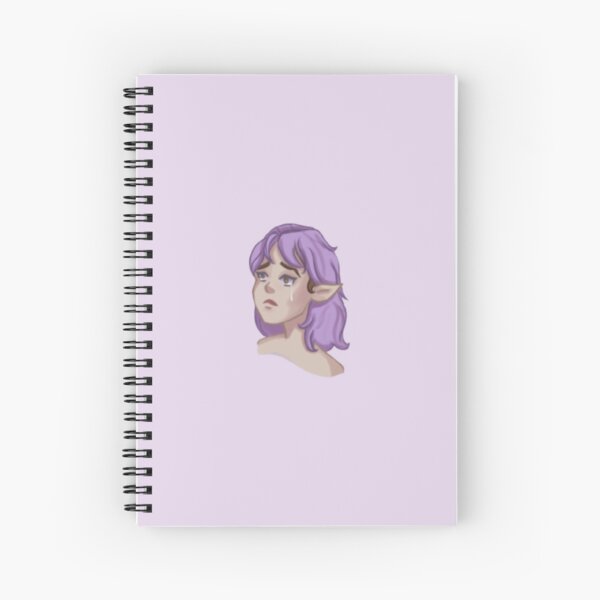 "Amity Blight Crying - The Owl House fanart" Spiral Notebook by problem ...