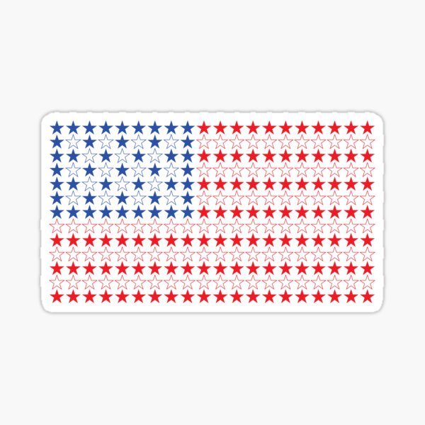 "American Flag Stars" Sticker for Sale by fildstudio | Redbubble