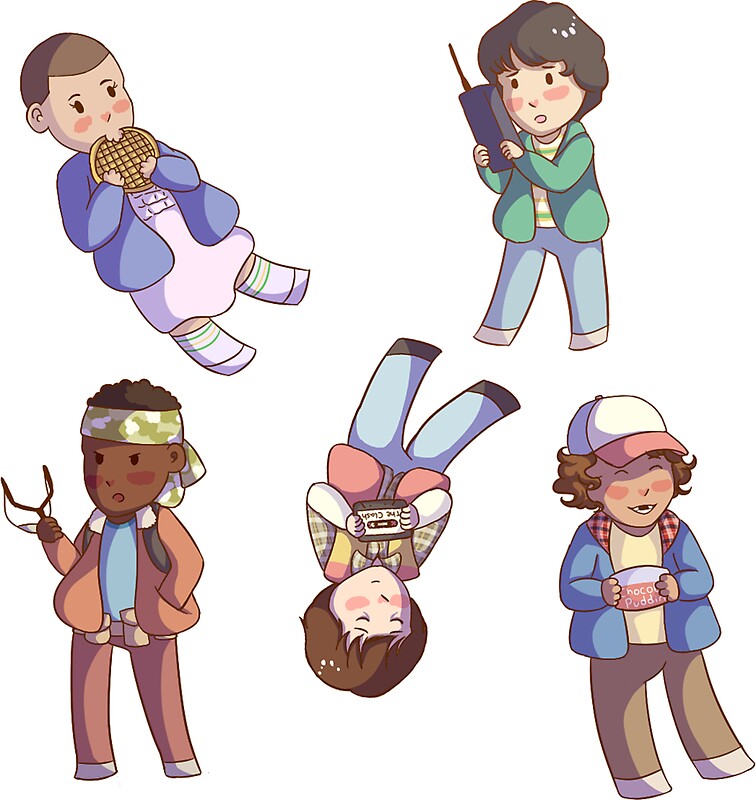 "Stranger Things Stickers" Stickers by niktropolis24 | Redbubble