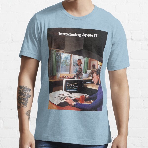 "APPLE 2 CLASSIC AD " T-shirt for Sale by wittyscott | Redbubble ...