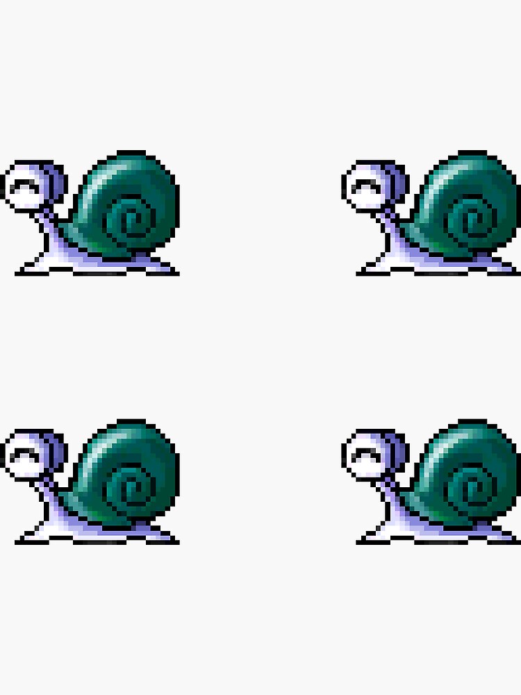 "MapleStory Nostalgia: Snail" Sticker by kawaiicrossing | Redbubble