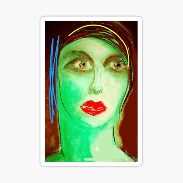 "diva" Sticker for Sale by Galerie-Strauss | Redbubble