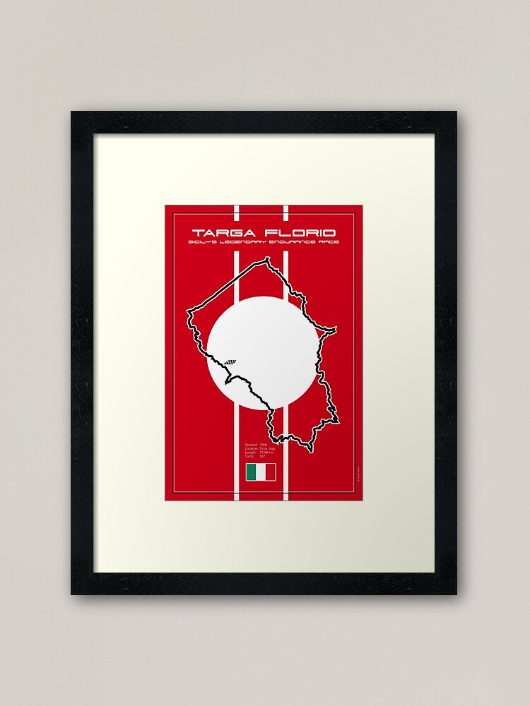 "Targa Florio" Framed Art Print for Sale by theodordecker | Redbubble