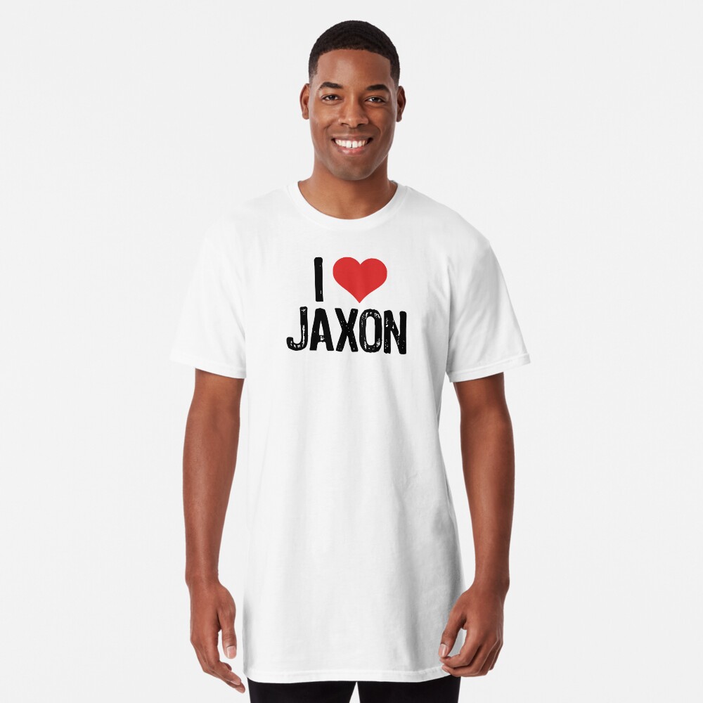"I Love Jaxon" Sticker for Sale by samcloverhearts | Redbubble