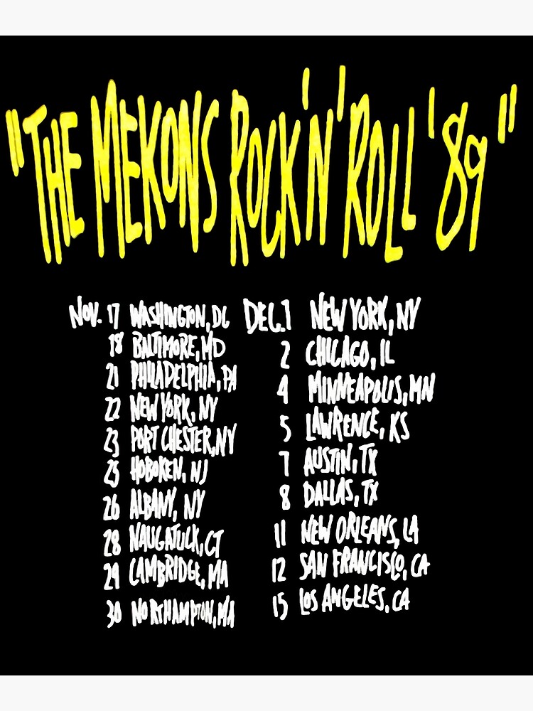 "1989 Mekons Vintage Memphis, Egypt Era The Mekons Rock _N_ Roll 89 ...