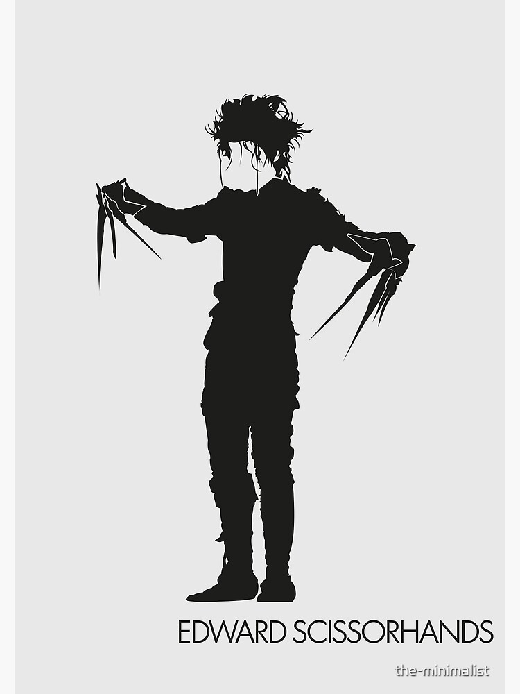 "Edward Scissorhands" Photographic Print for Sale by the-minimalist ...