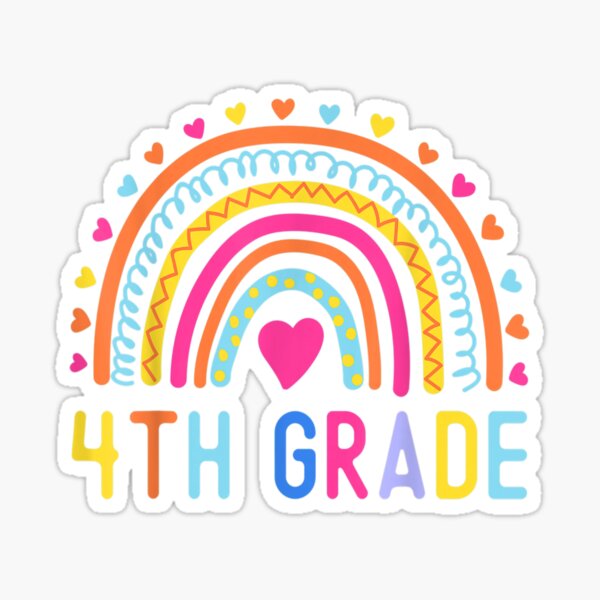 "4th Grade Ready" Sticker for Sale by JanieBabies | Redbubble