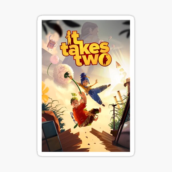 "Gift Idea It Takes Two Game Art Halloween" Sticker by AntonioMetz ...