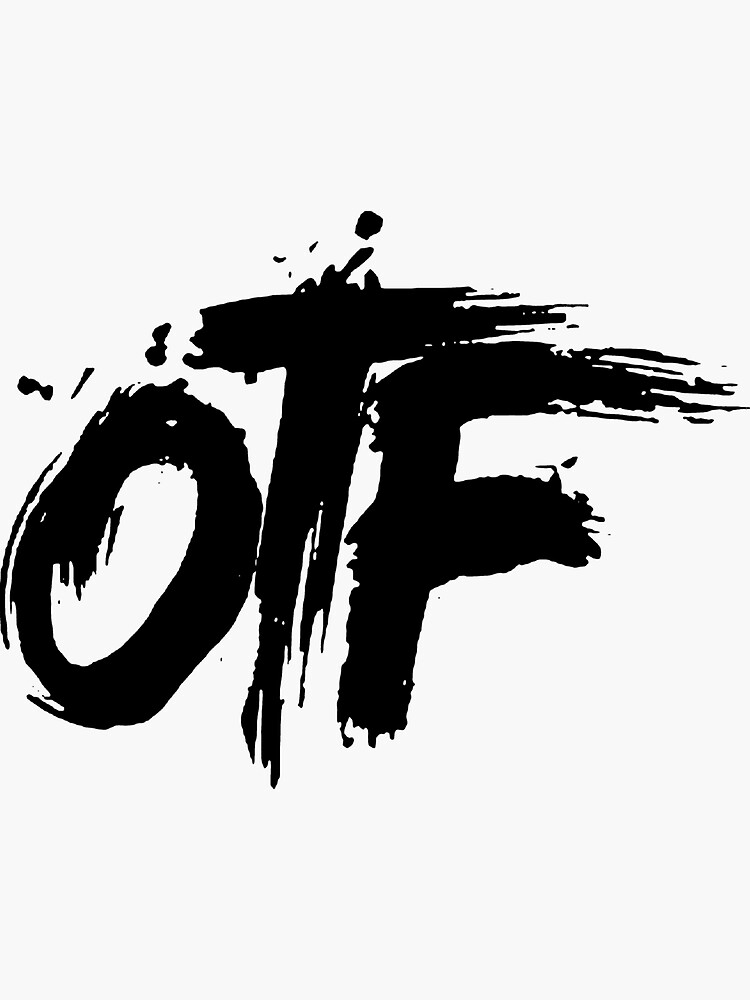 "OTF logo" Sticker for Sale by Tonyright | Redbubble