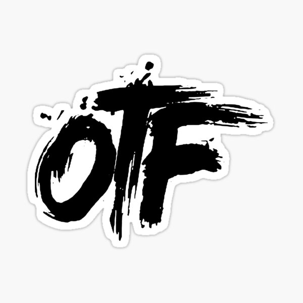 "OTF logo" Sticker for Sale by Tonyright | Redbubble