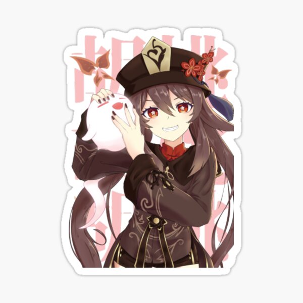 "Genshin Impact Hu Tao" Sticker for Sale by LandonBlackwell | Redbubble